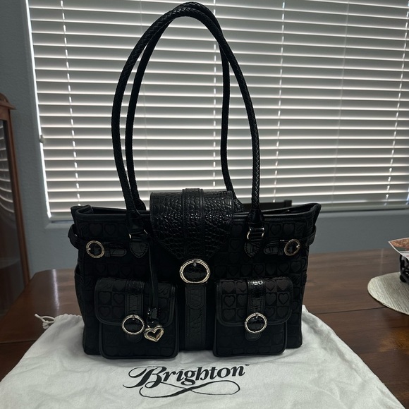 Brighton | Bags | Brighton Black Laptoppurse | Poshmark